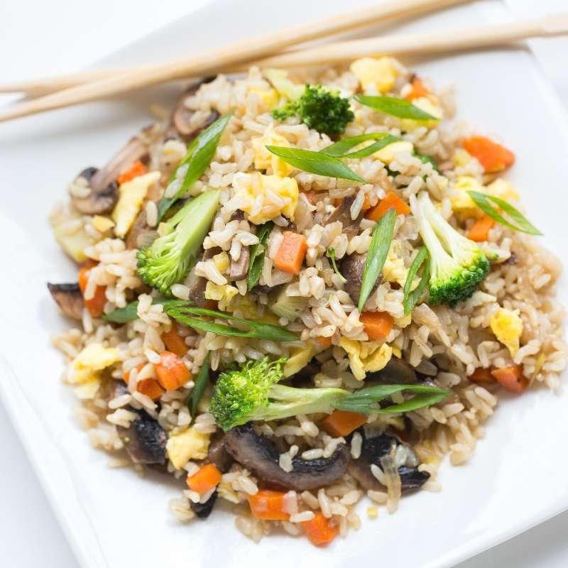 Easy Fried Brown Rice - Rush Fitness, LLC